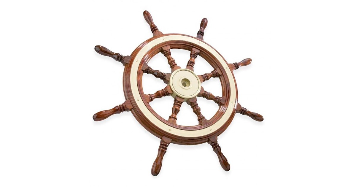 Timone in mogano | Volanti ed accessori / Timone in mogano | Abm Nautica