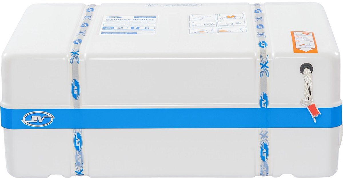 Zattera oceanica SYNTESY 9650 8 Pax - Container ABS | Zattere di ...