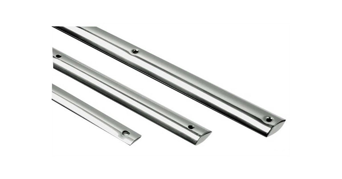 Profilo in acciaio Inox 30 x 9 mm. - 3 Metri | Bottazzi / Base in PVC ...