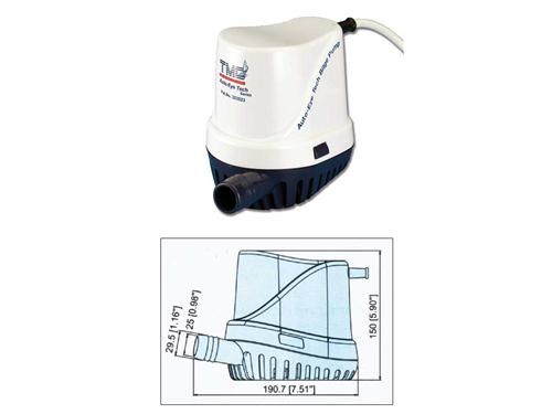 Pompa di sentina Tmc automatica | Pompe di Sentina / Pompa di sentina ...