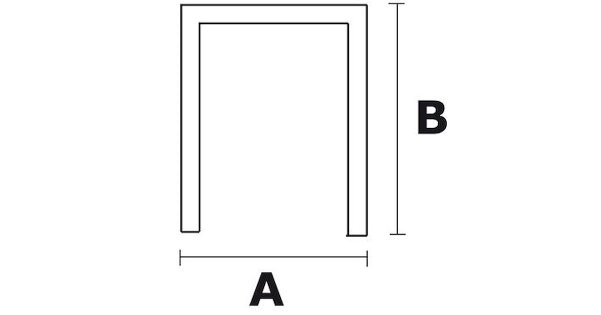 Staffa ad U per fissaggio rulli - Per tubo 30 mm. - | Accessori per ...