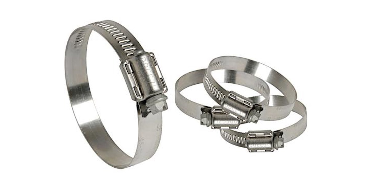 Fascette stringitubo Alta resistenza in acciaio inox | Fascette ...