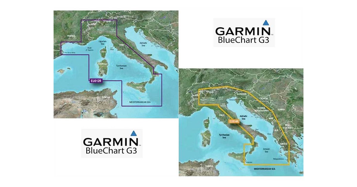 Cartografia GARMIN Bluechart G3 VISION | Ecoscandagli e Gps ...