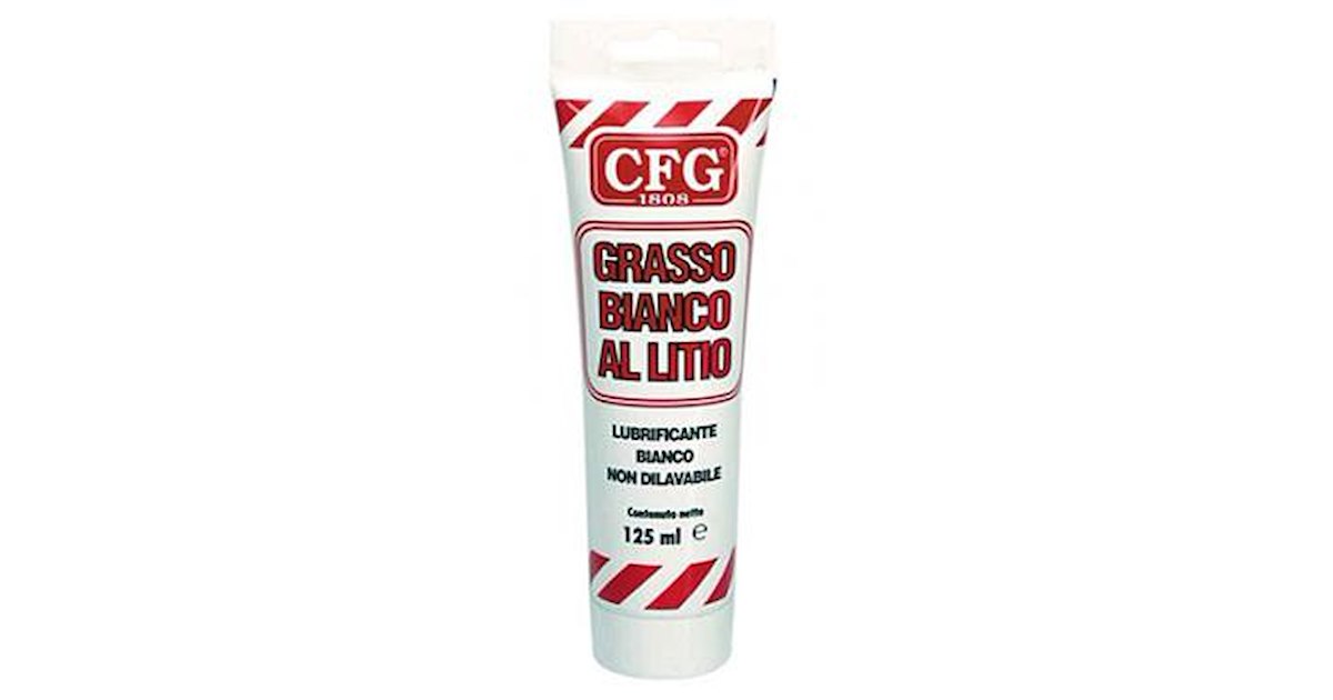 Grasso bianco al litio - 125 ml. - in vendita | Lubrificanti e Spray ...