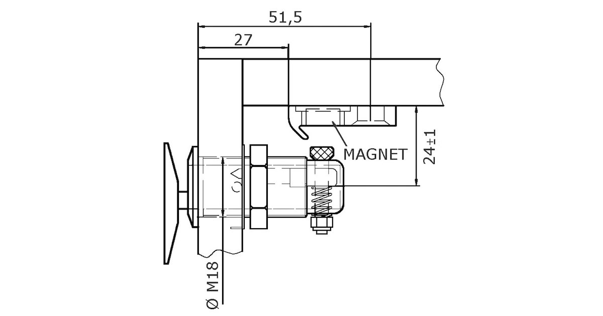 Scrocco Magnetico Ovale Tipo A in vendita | Serrature e Chiusure ...