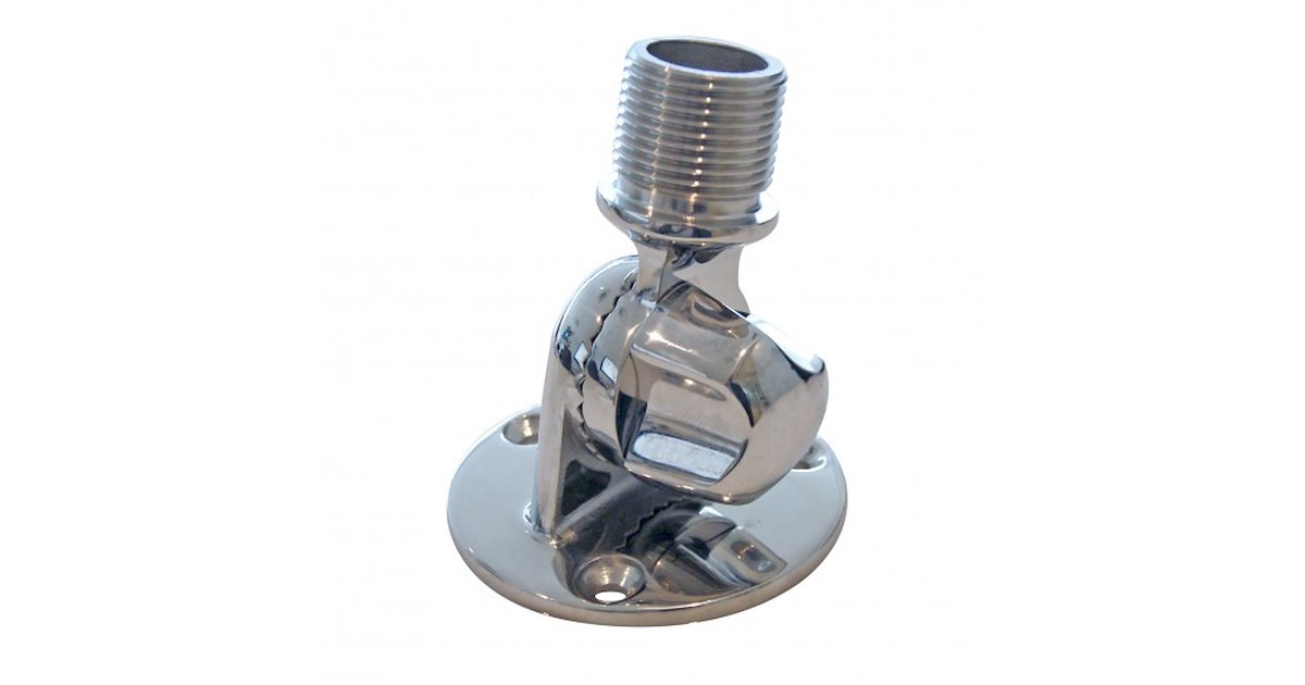 Basetta tonda inox per antenne in vendita | Antenne e supporti ...